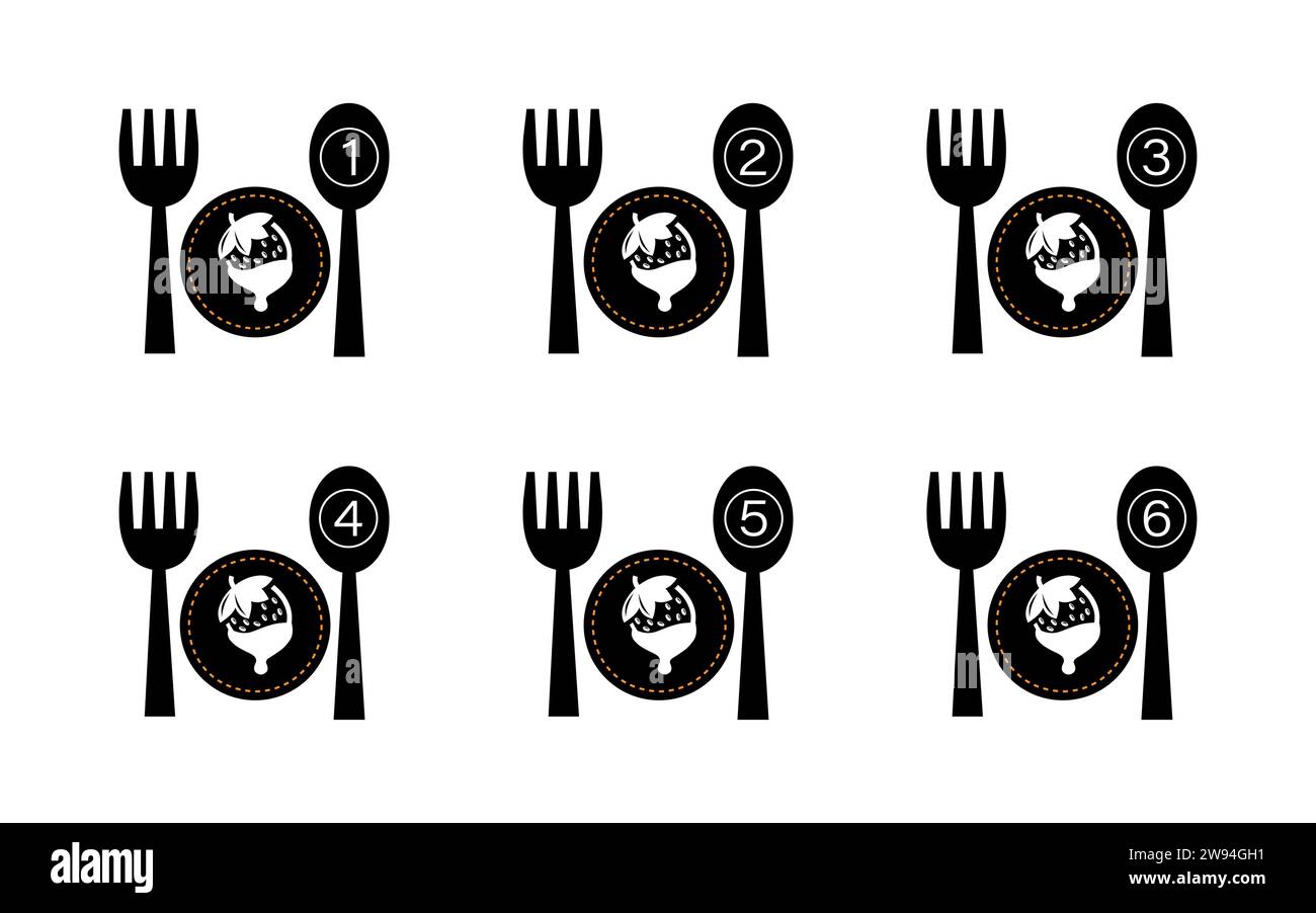 Recommended dish Stock Vector Images - Alamy