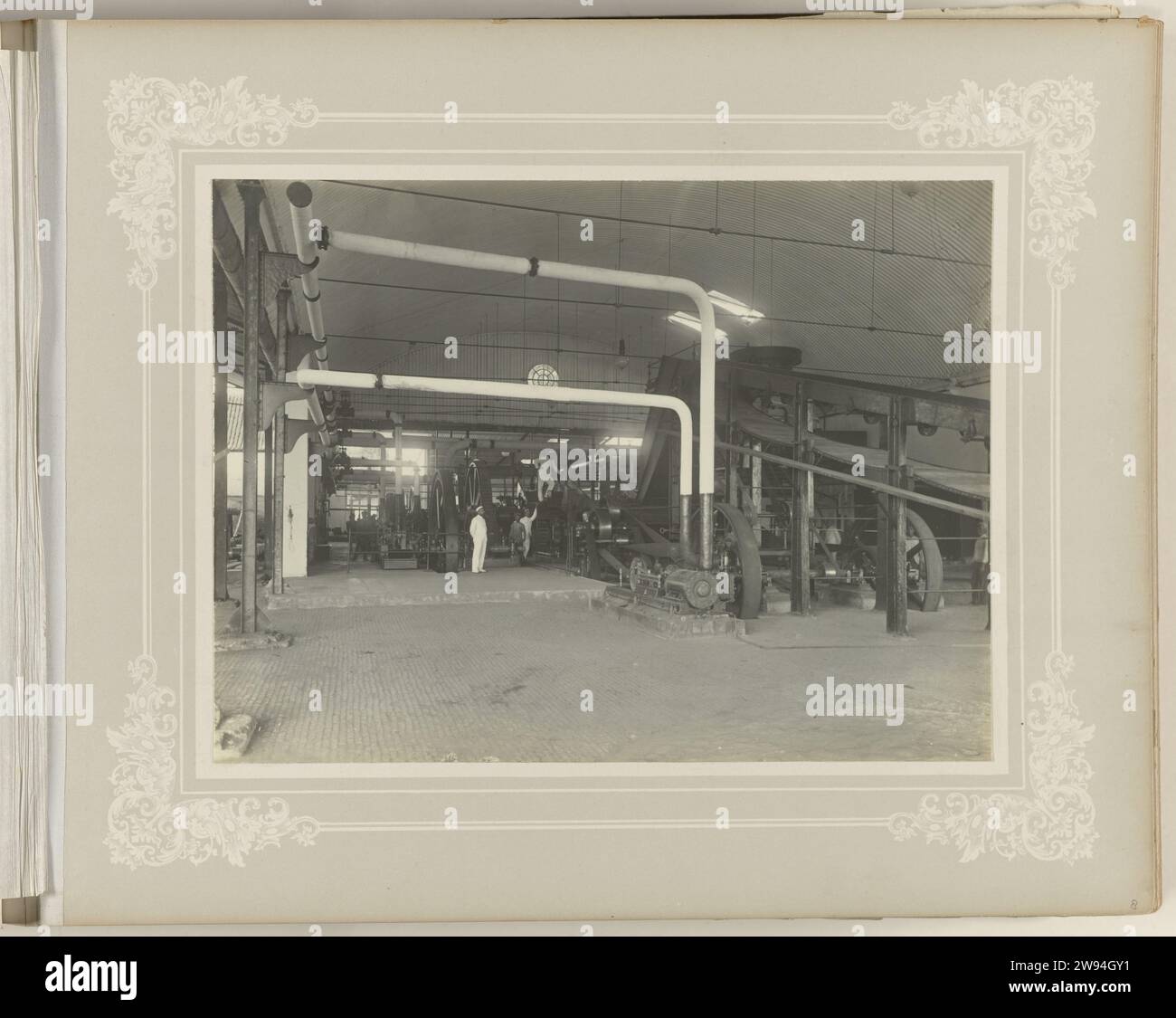 Machine hall in the sugar factory, Otto Hisgen (Possibly), 1890 - 1910 ...