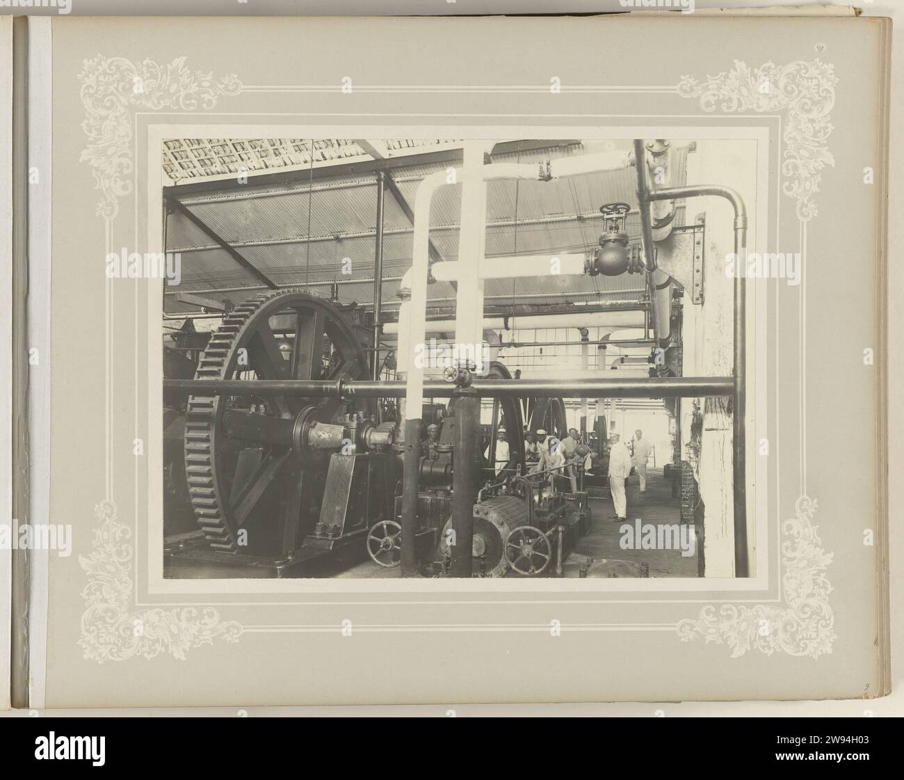 Machine hall in the sugar factory, Otto Hisgen (Possibly), 1890 - 1910 ...