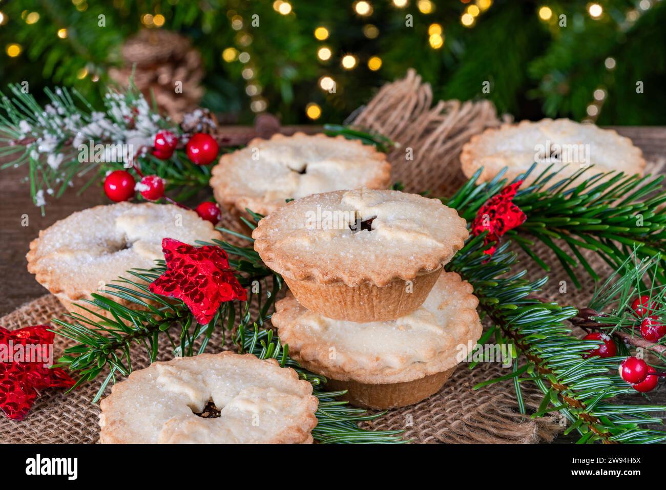 Traditional festive mince pies Stock Photo - Alamy