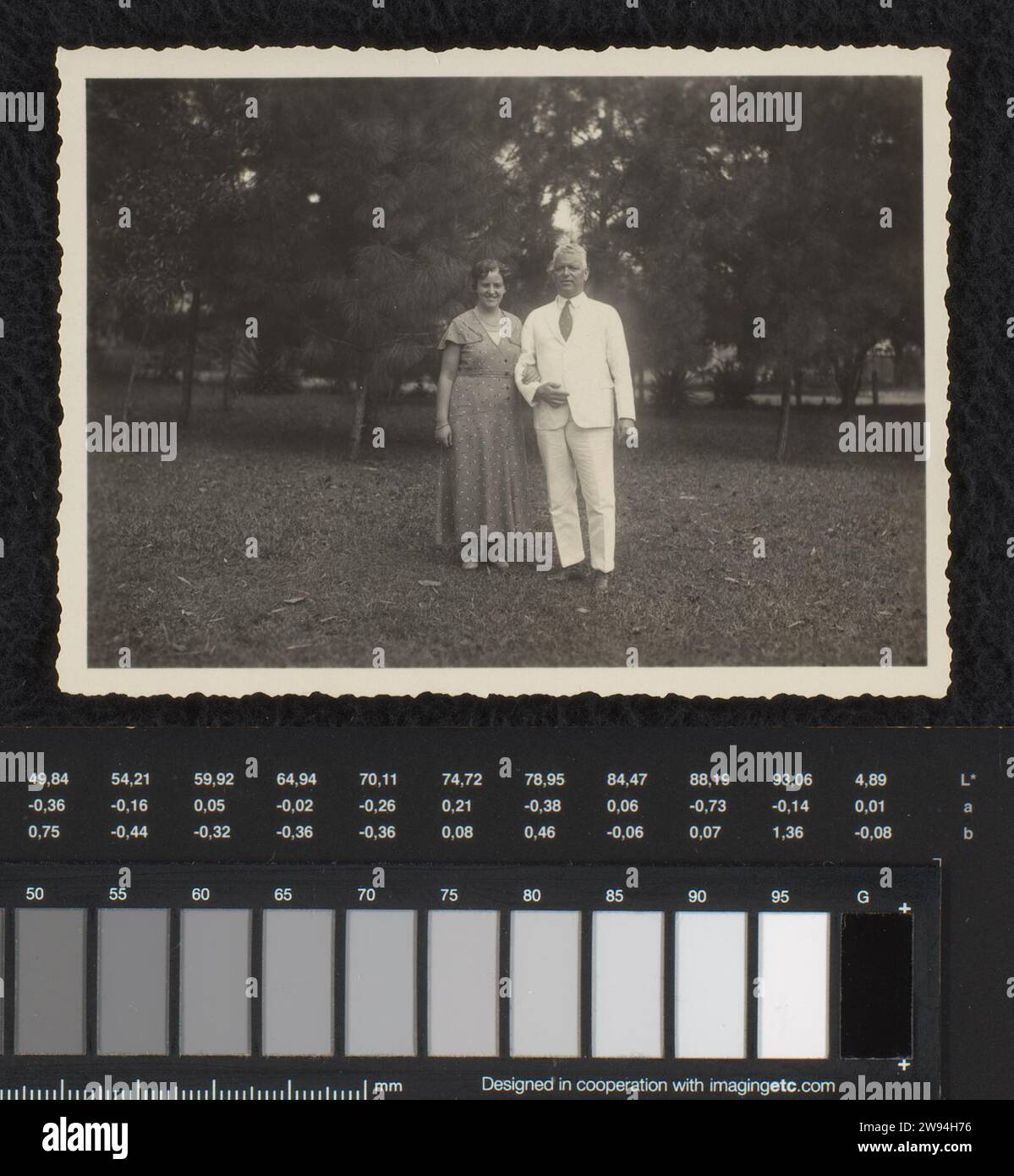 Machteld Honig with Husband, 1933, Anonymous, 1933 photograph Machteld ...