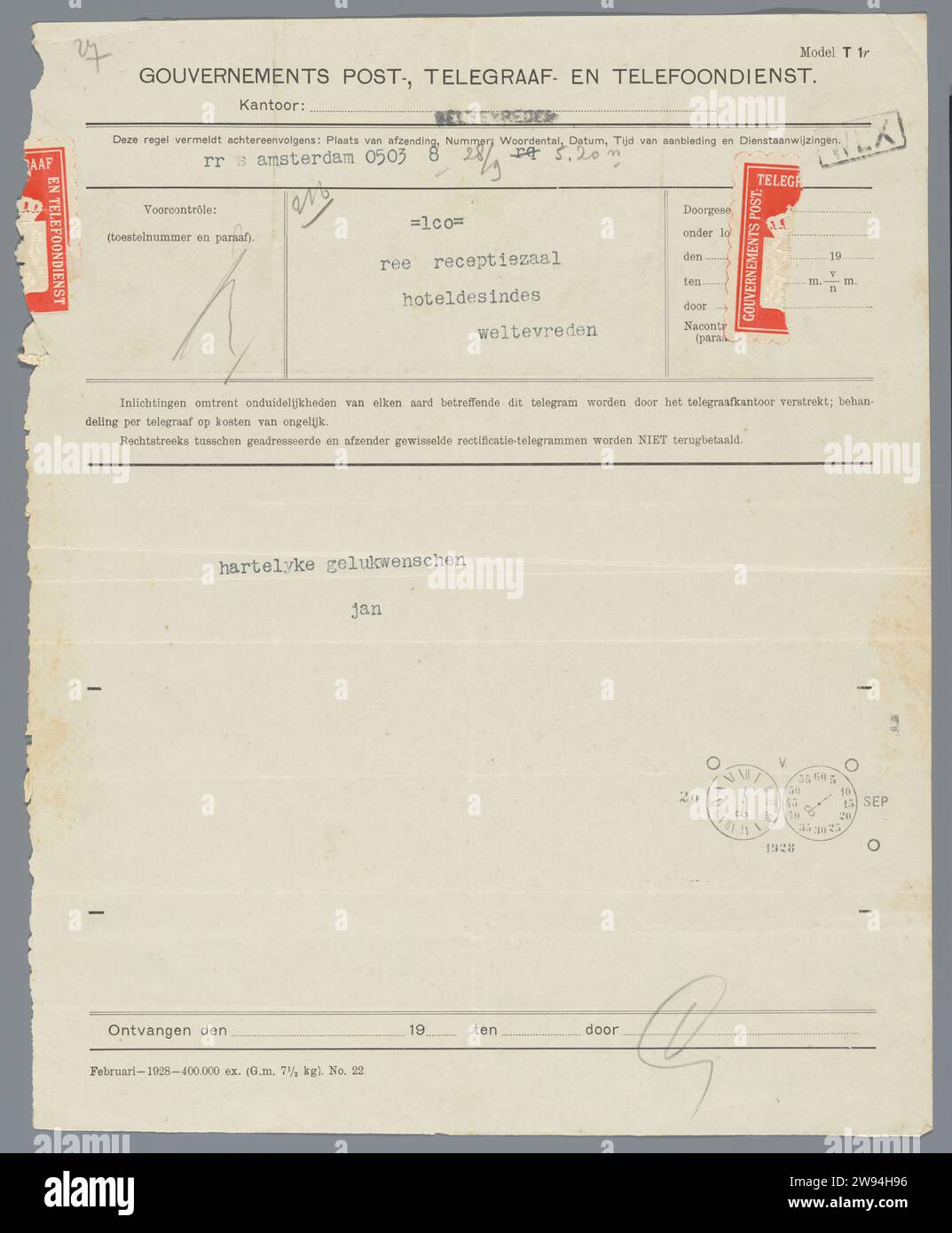 Jan willem post hi-res stock photography and images - Alamy