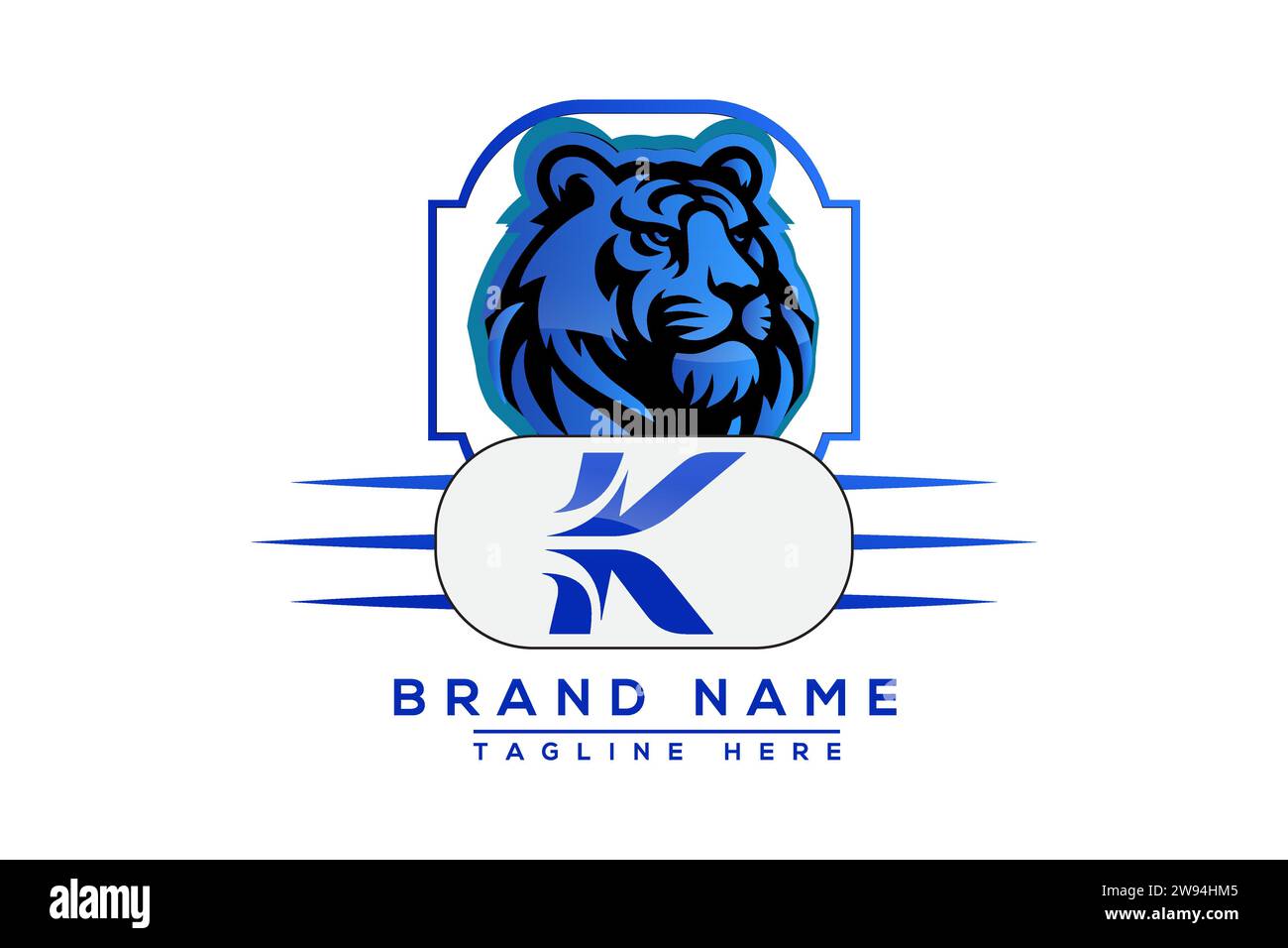 K Tiger Logo Tiger Logo Bilder: Stock Fotos & Videos. | Adobe Stock