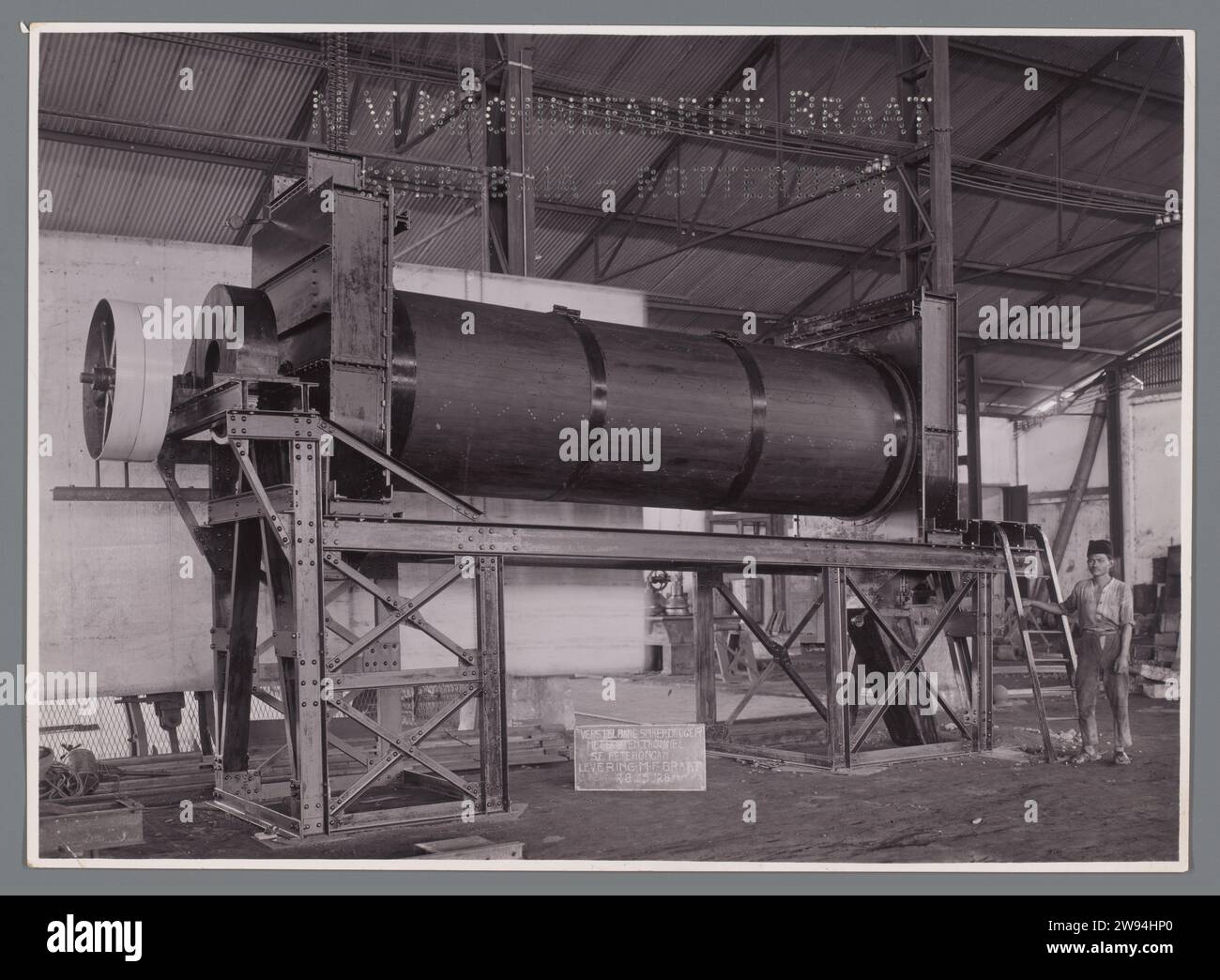 Sugar dry installation, Anonymous, 1926 photograph Sugar dryer ...