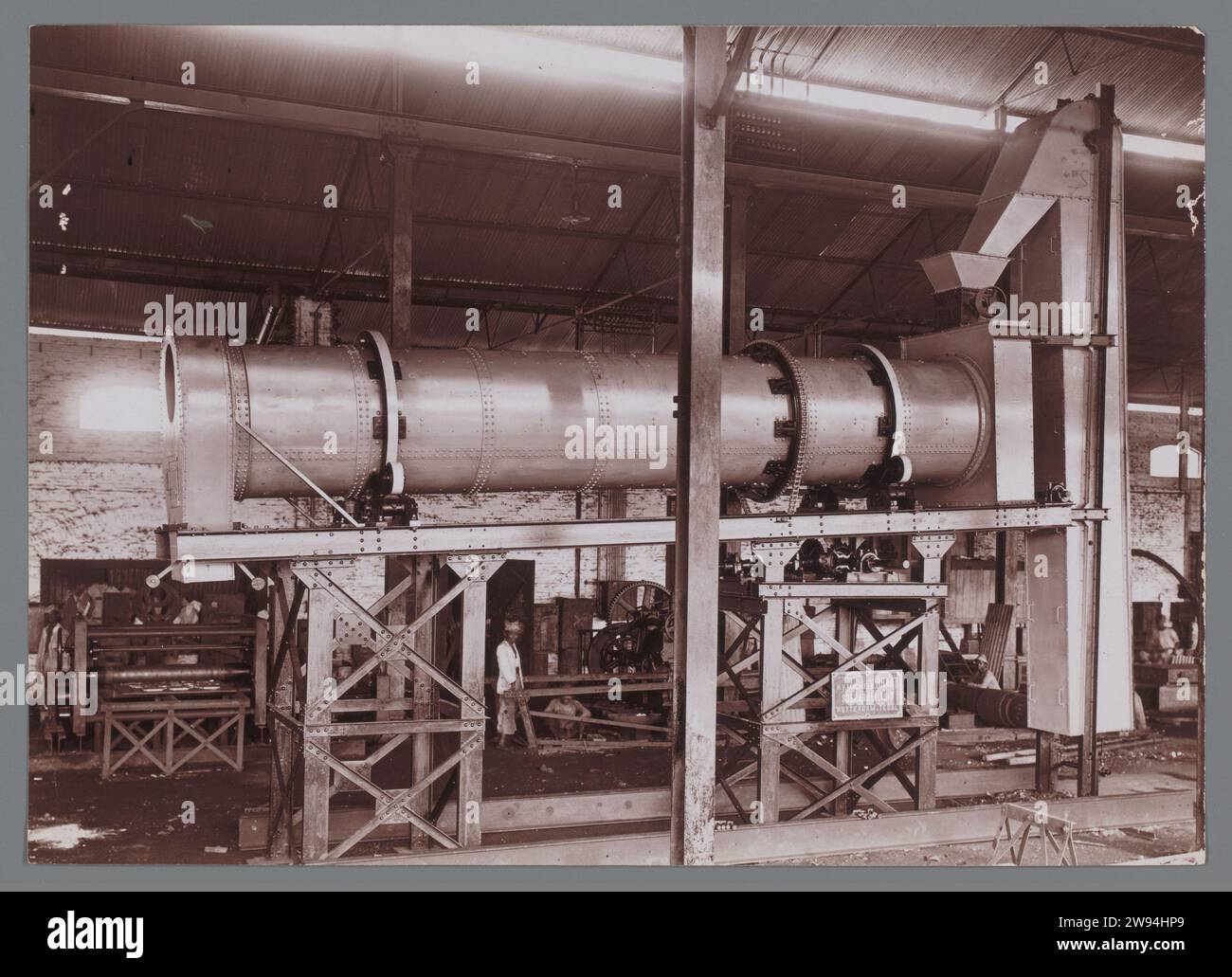 Sugar dry installation, Anonymous, 1918 photograph Sugar dryer made in ...