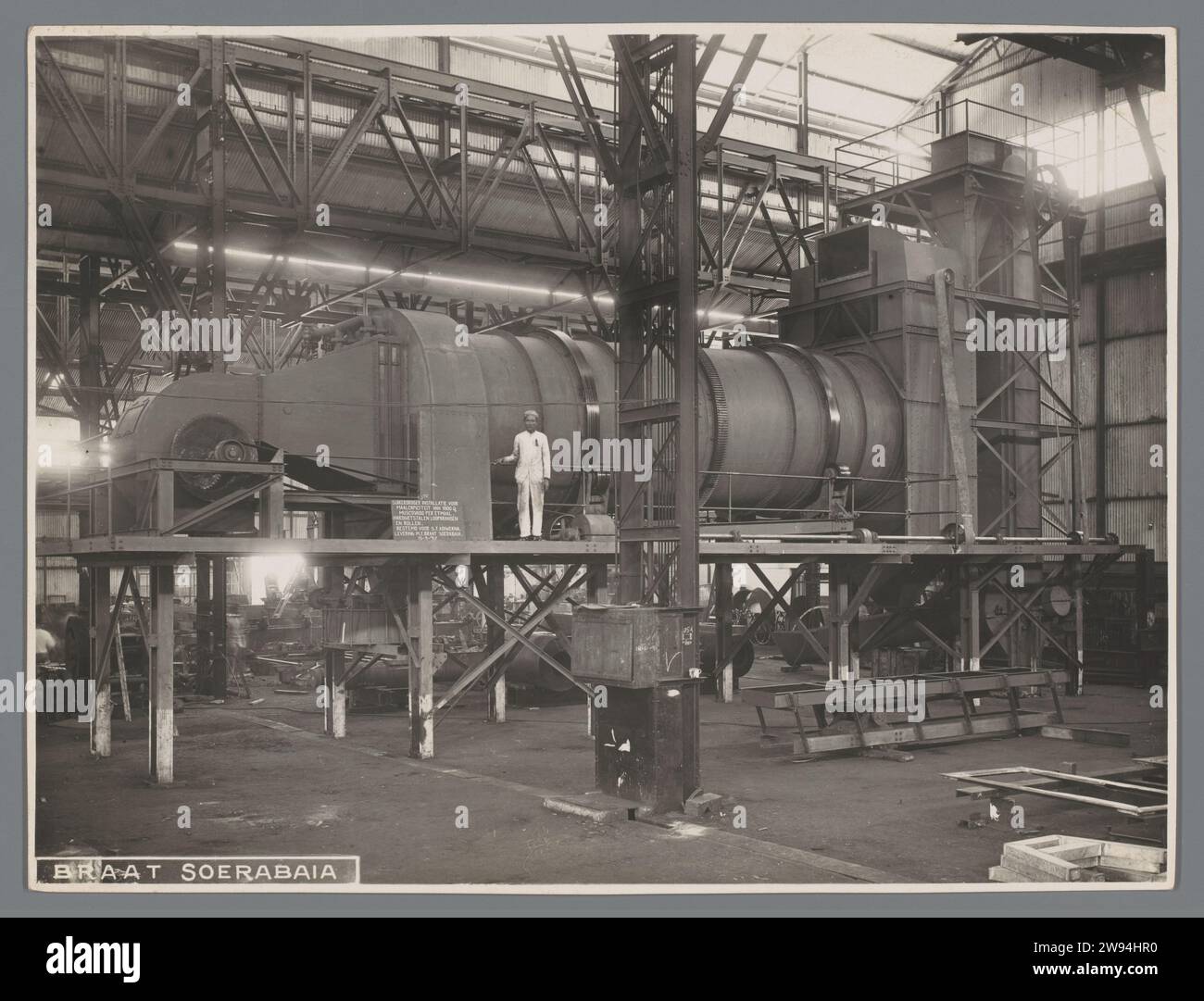 Sugar dry installation, Isken, 1932 photograph Sugar dryer manufactured ...