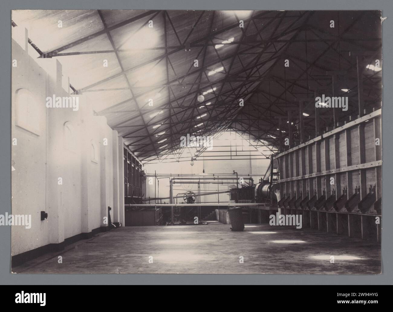 Interior Sugar Factory, Anonymous, 1906 photograph Interior of the ...