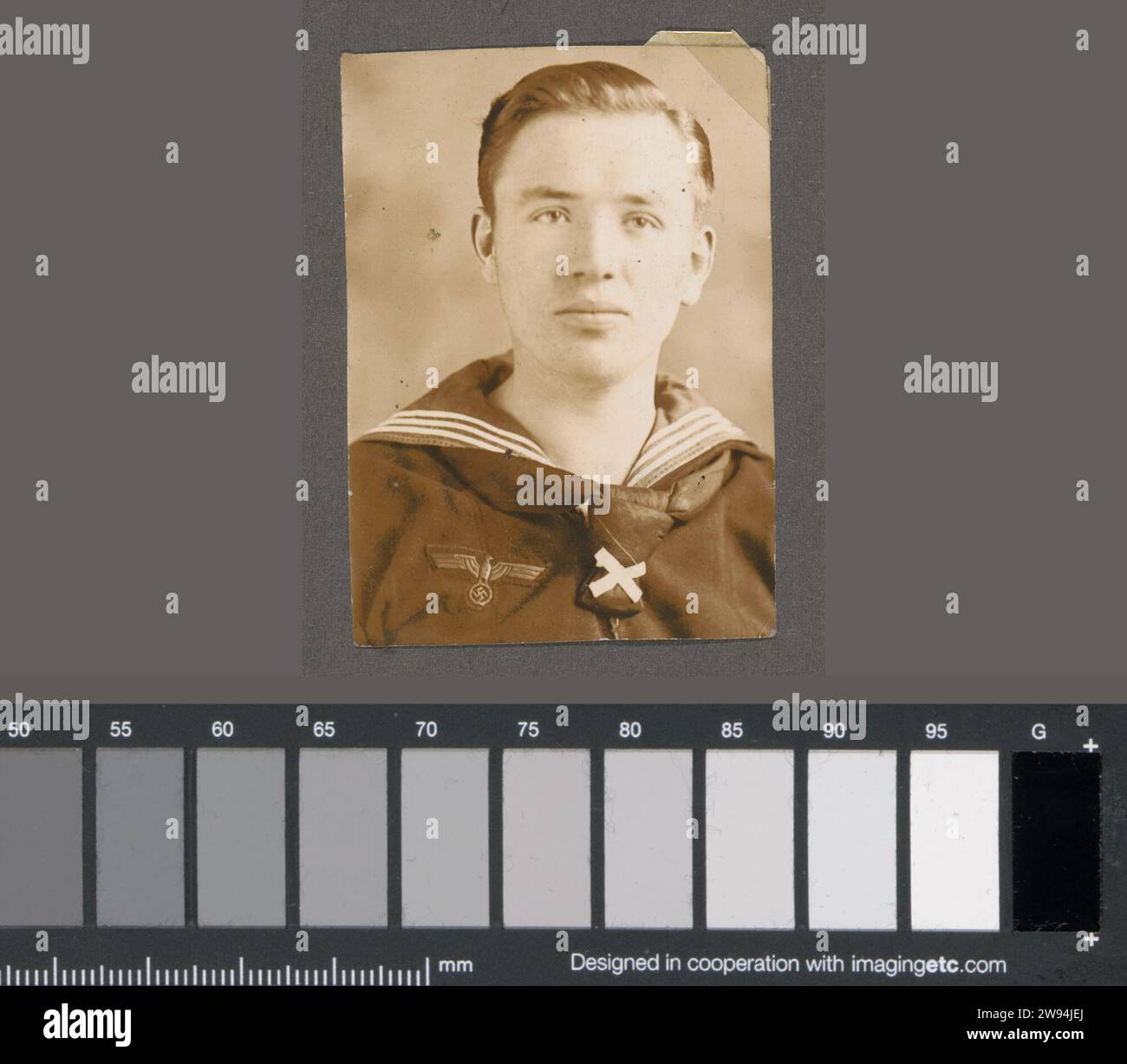 Portrait of a soldier in Uniform, Anonymous, 1937 - 1945 photograph ...