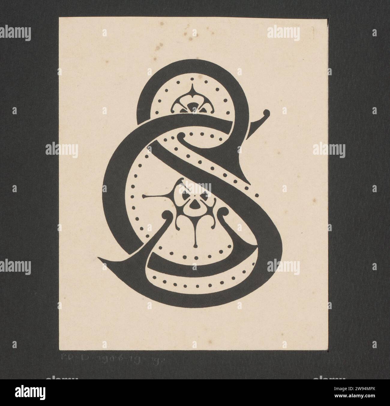 Monogram of C. Schillemans, Reinier Willem Petrus de Vries (1874-1953 ...