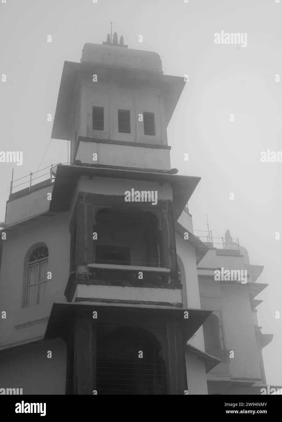 Sajjangarh Monsoon Palace Udaipur Rajasthan India, September 20 2023 ...