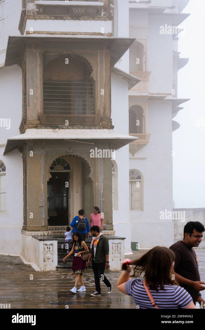 Sajjangarh Monsoon Palace Udaipur Rajasthan India, September 20 2023 ...