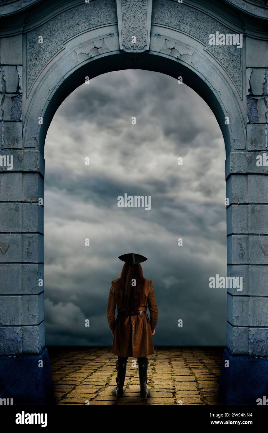 Back of man in 18th century costume hi-res stock photography and images ...