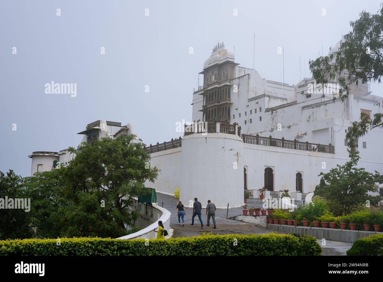 Sajjangarh Monsoon Palace Udaipur Rajasthan India, September 20 2023 ...