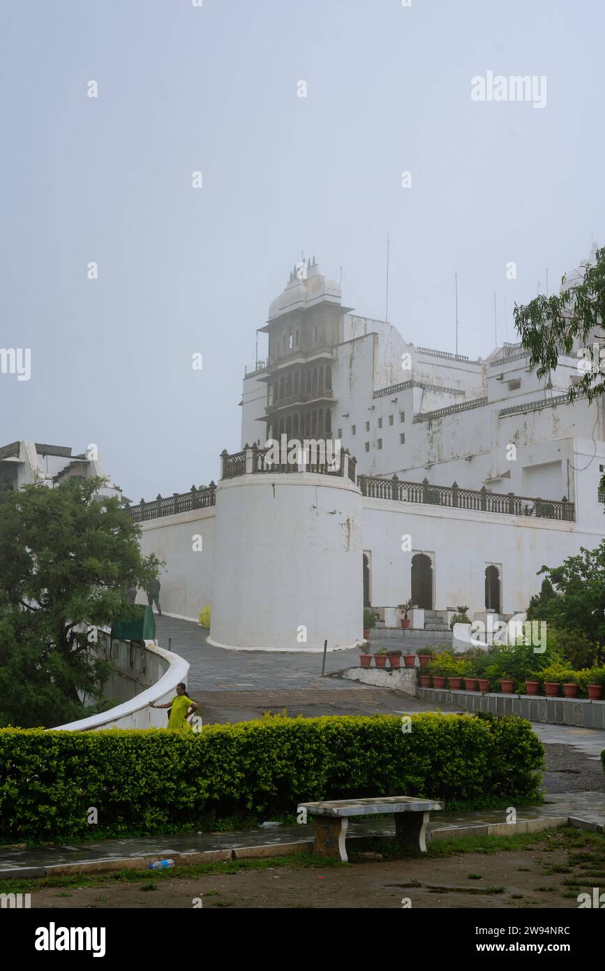 Sajjangarh Monsoon Palace Udaipur Rajasthan India, September 20 2023 ...