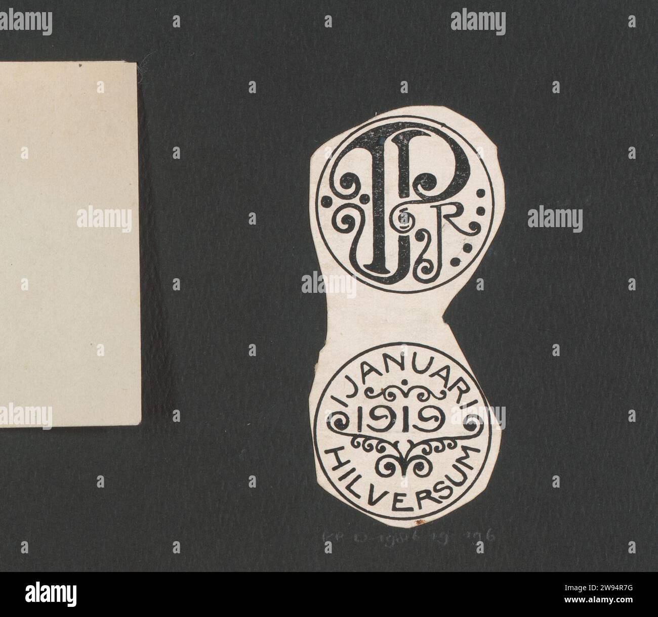 Circle with Monogram TPR, Reinier Willem Petrus de Vries (1874-1953 ...