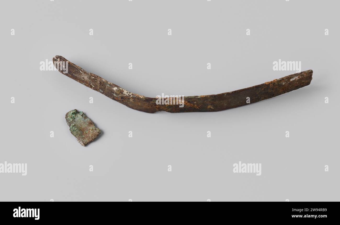 Fragments of copper strips from the wreck of the East Indies Hollandia ...