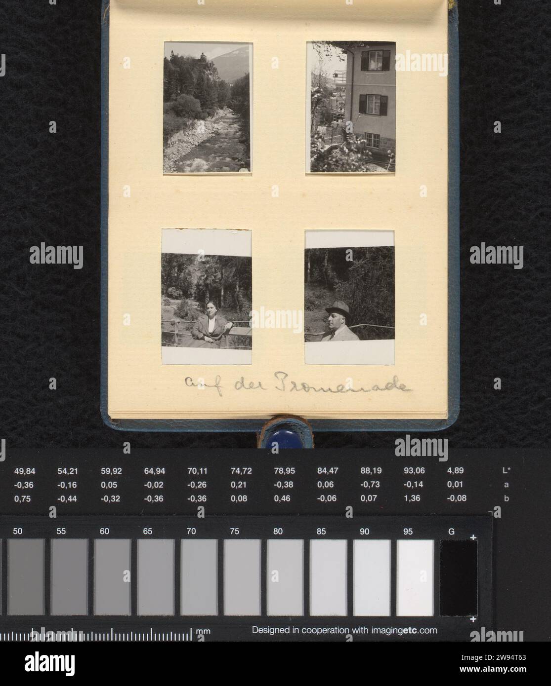 Eugen Wachenheimer and his wife Else Wachenheimer-Moos on the Promenade ...