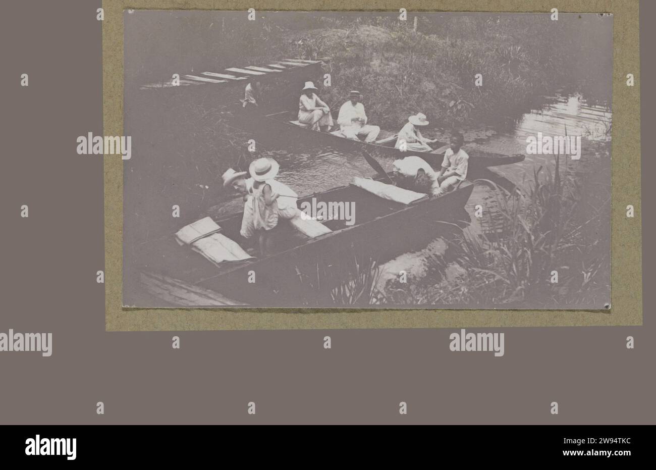 Two boats, Anonymous, 1912 photograph Two boats on the water. Above a ...