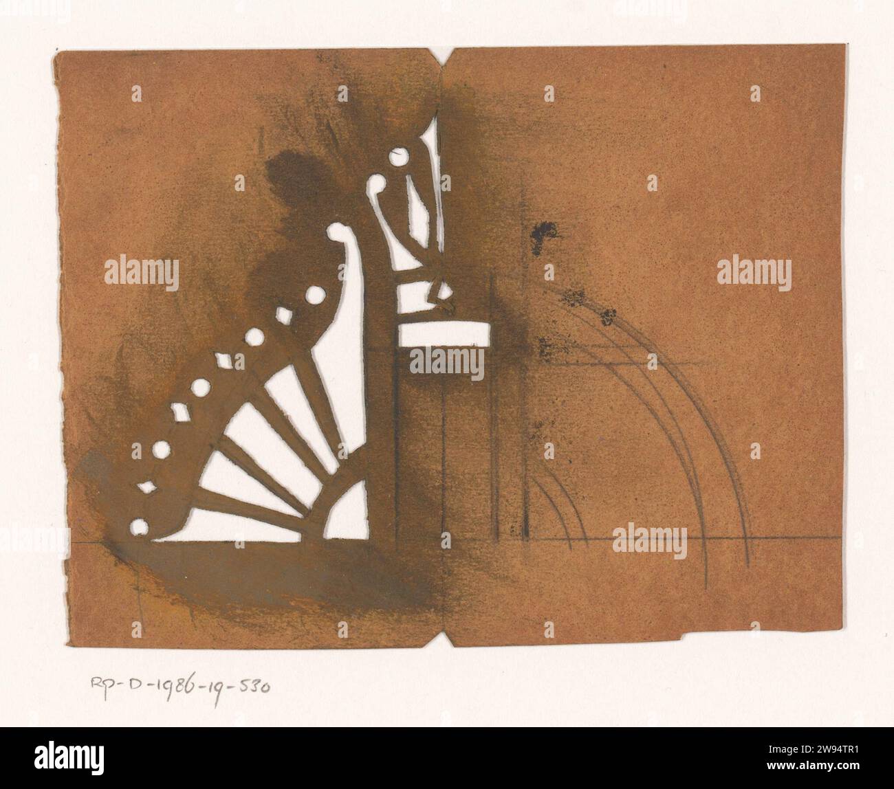 Template with ornament, Reinier Willem Petrus de Vries (1874-1953 ...