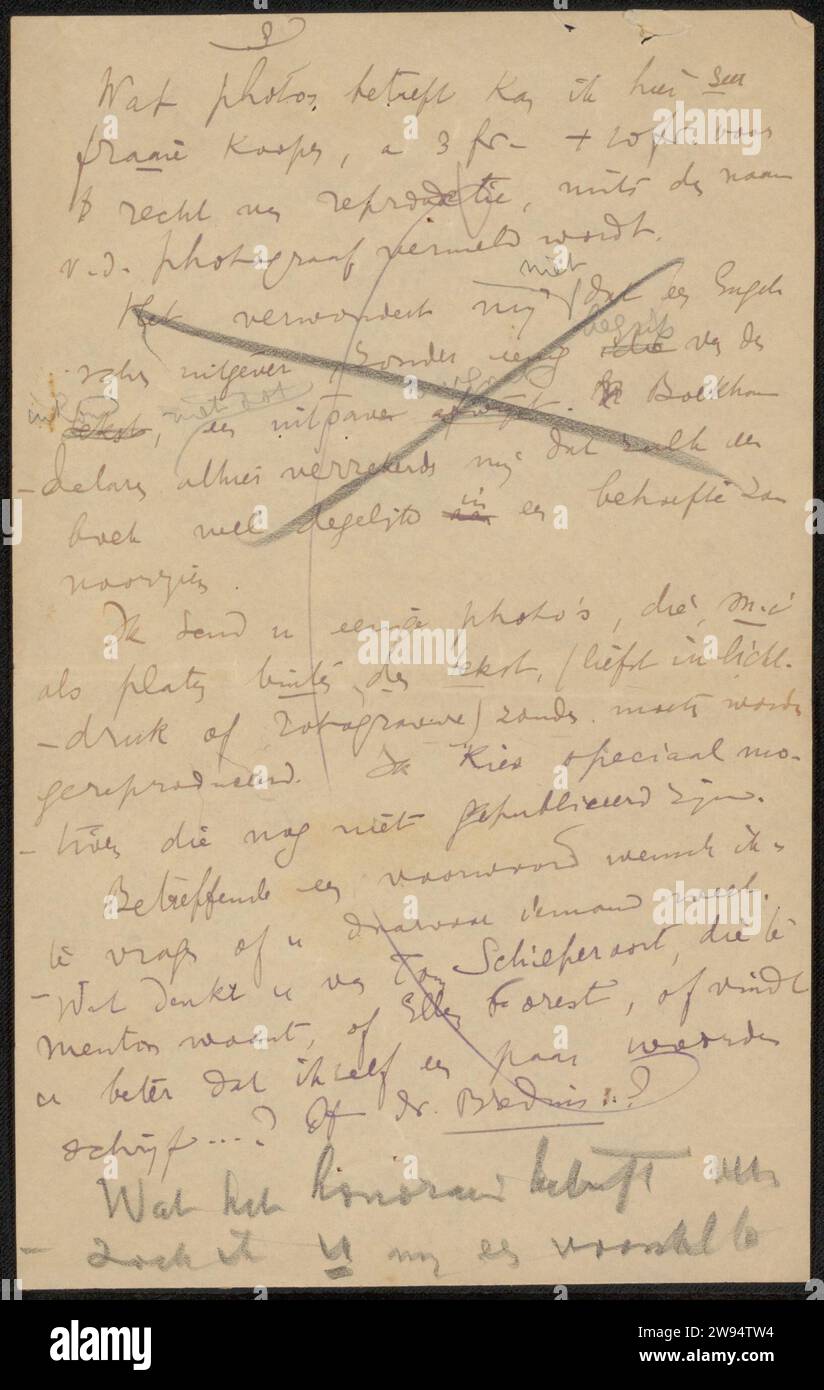 Letter to Mr. Leopold, 1867 - 1930 letter paper. ink. pencil writing ...
