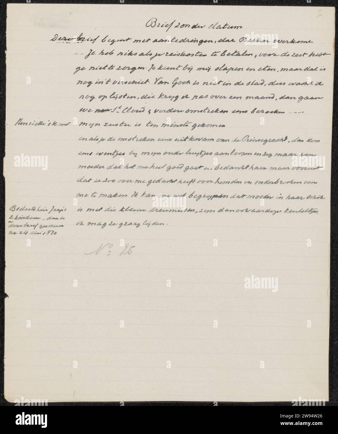 Annotated transcription of (part of) a letter to Fridolin Becker ...