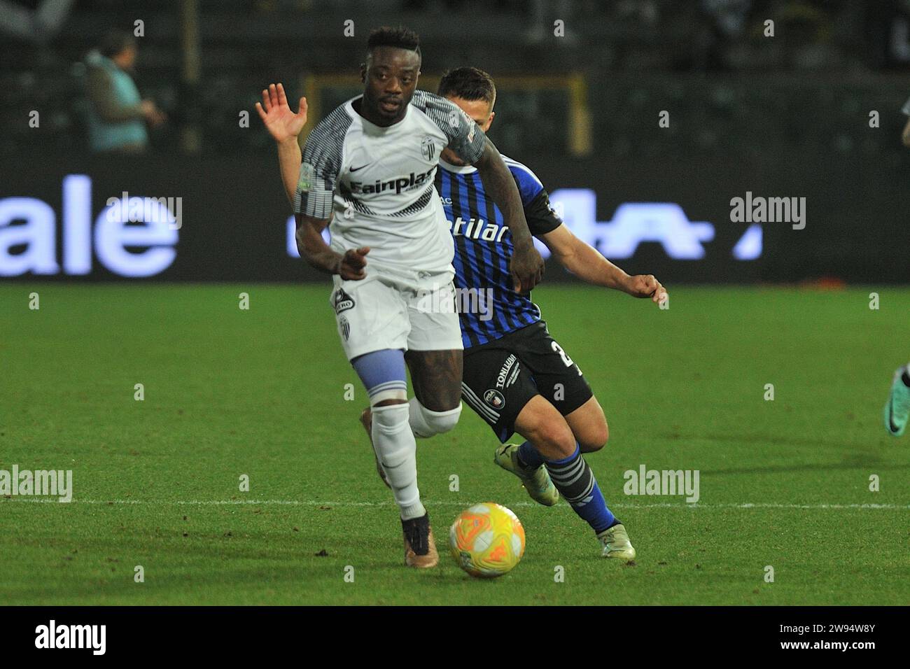 Pisa, Italy. 23rd Dec, 2023. Claud Adjapong (Ascoli) during Pisa SC vs ...