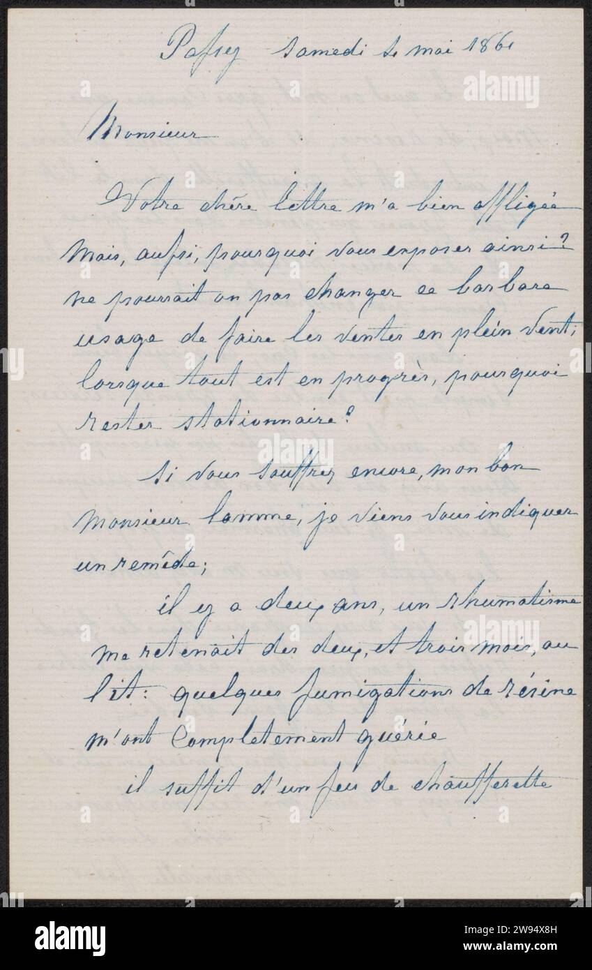 Brief Aan ary johannes Lamme, Joseph Fodor-mainville, letter Passion ...