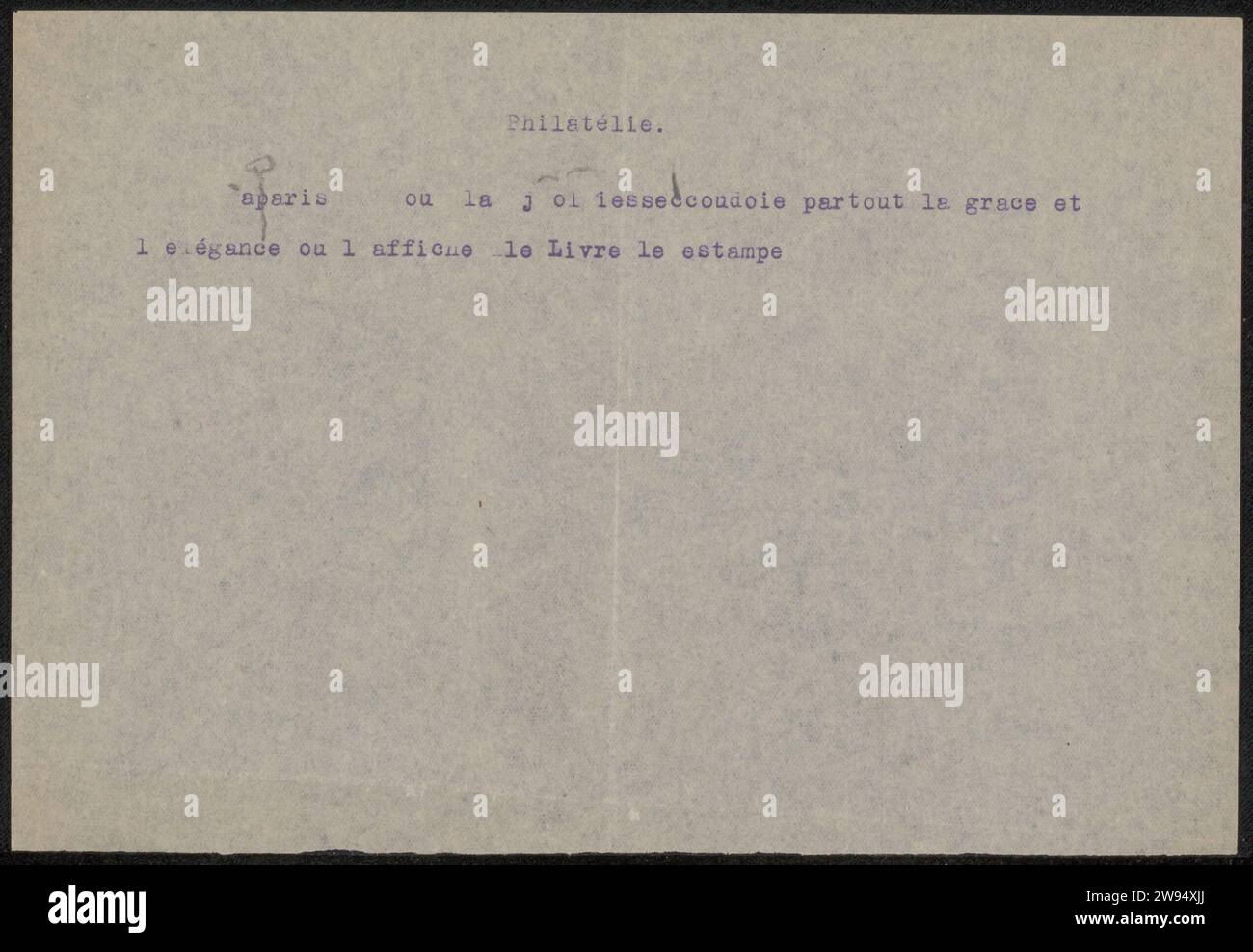 Letter to Philip Zilcken, Unknown, 1867 - 1930 letter paper. pencil ...
