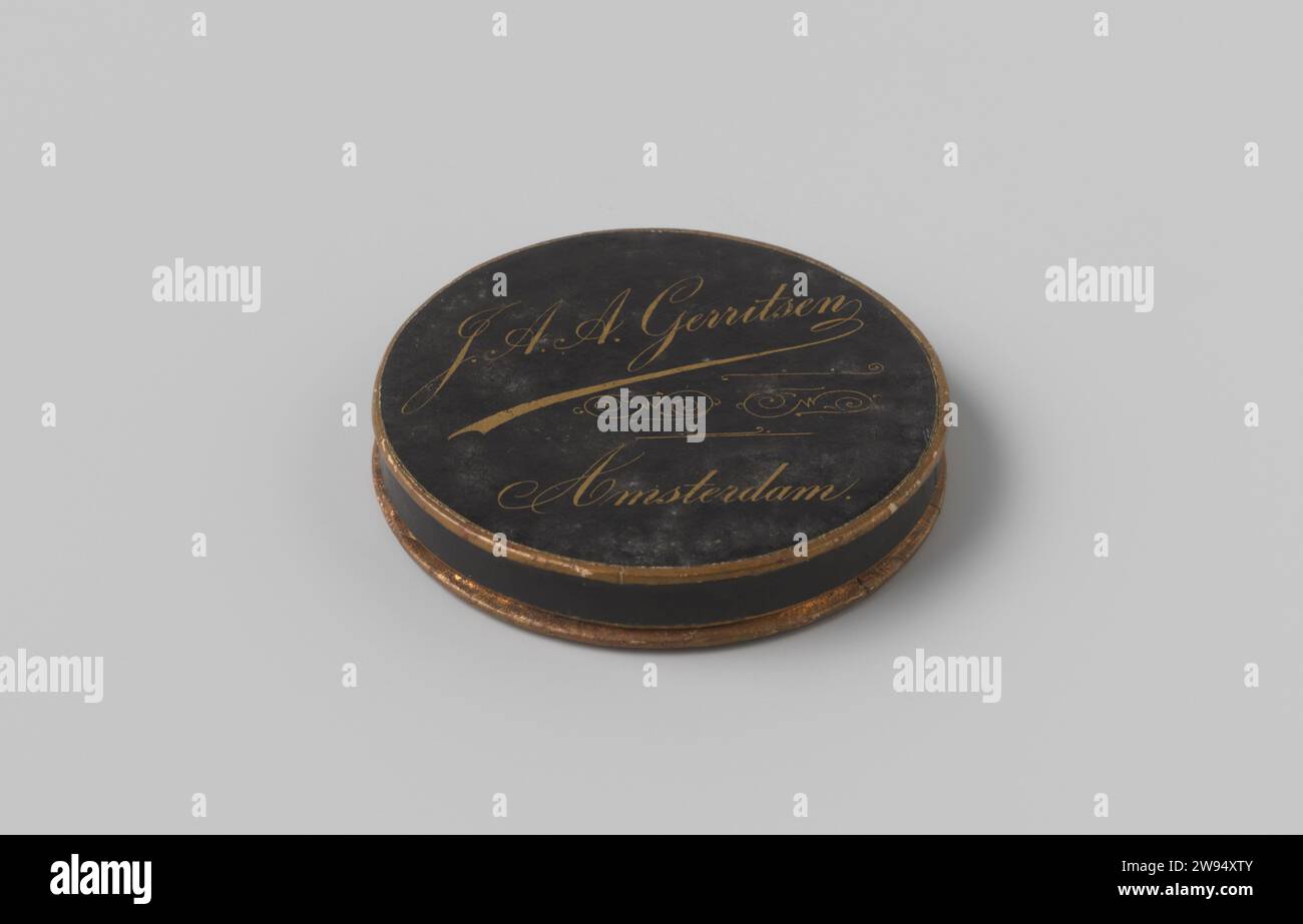 Box belonging to a bronze medal, Johannes Albertus Adolf Gerritsen ...