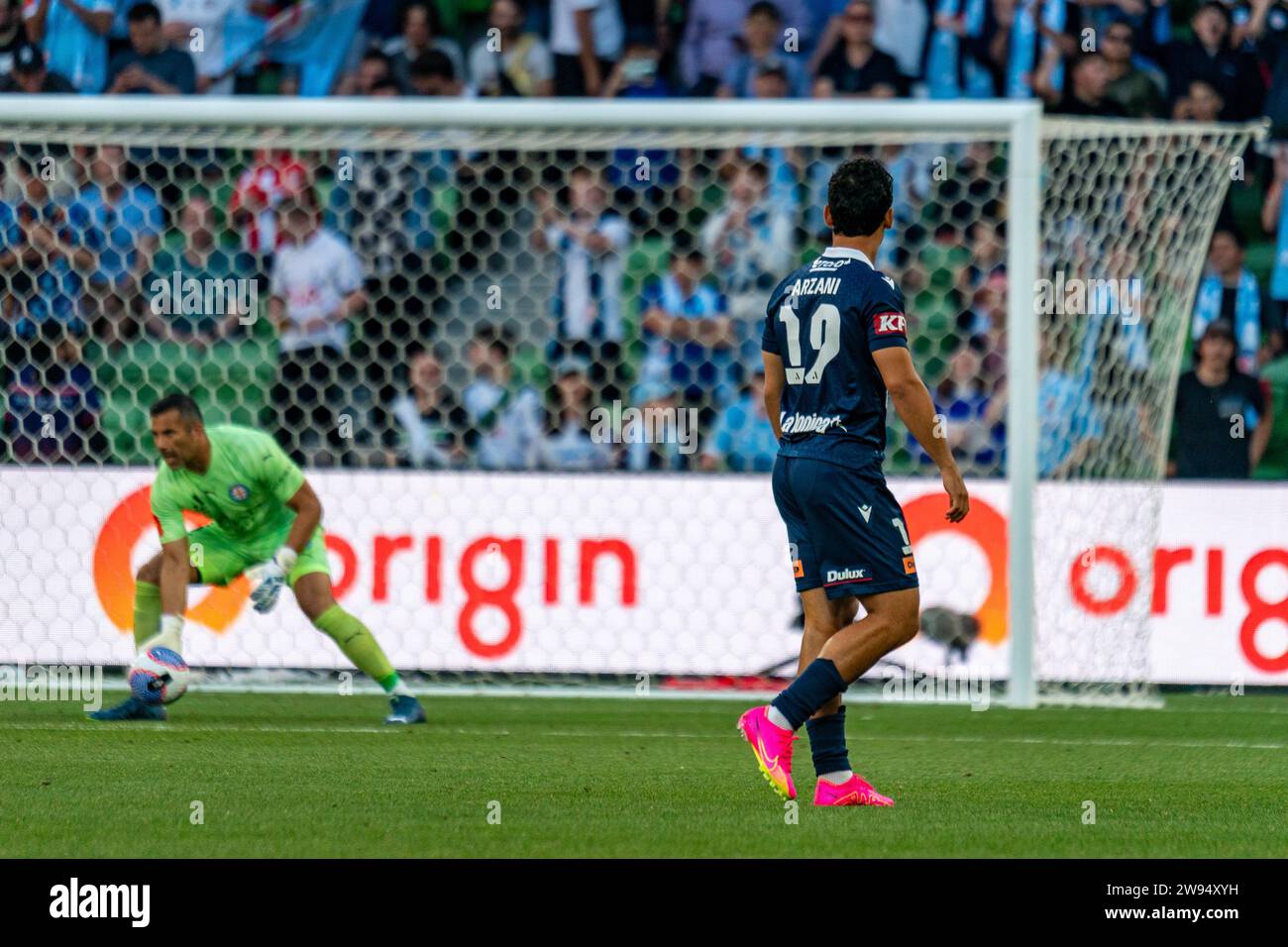 Melbourne, Australia. 23 December, 2023. Melbourne Victory FC Forward ...