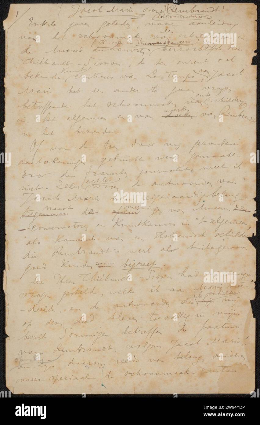 Notes, 1867 - 1930 paper. ink. pencil writing (processes) / pen Stock ...