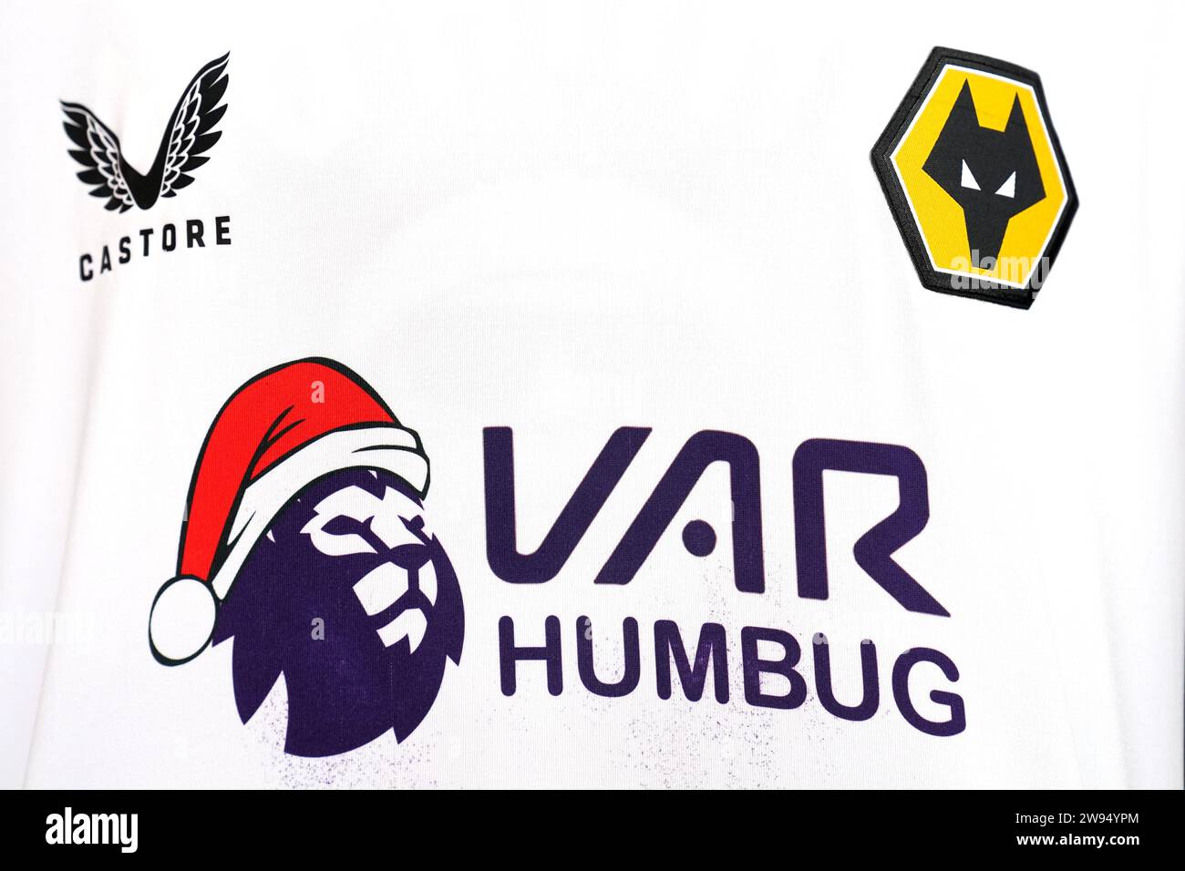 Premier league var logo hi-res stock photography and images - Alamy