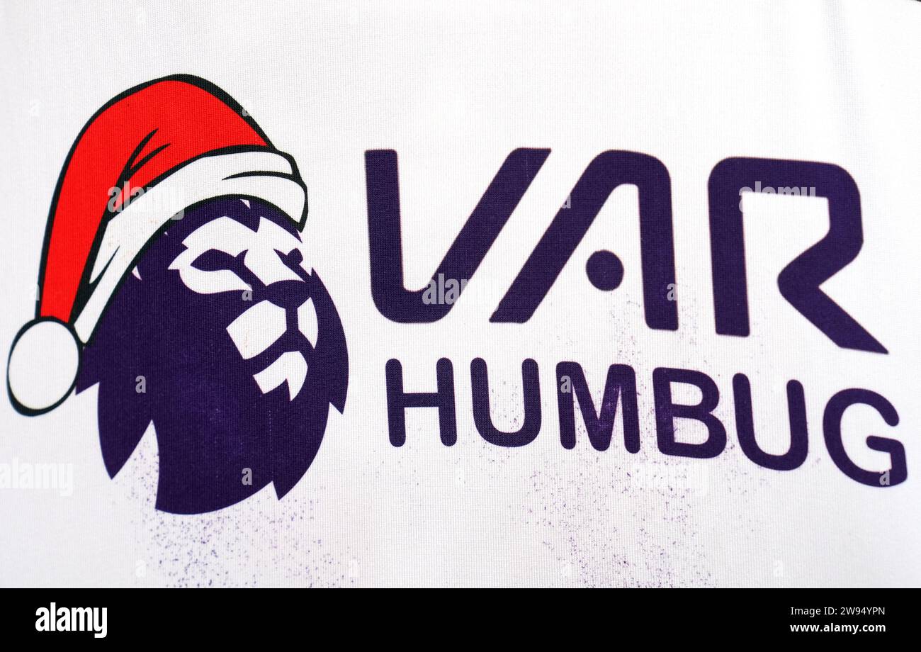 Premier league var logo hi-res stock photography and images - Alamy