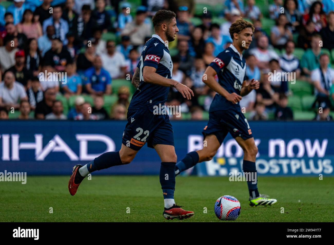 Melbourne, Australia. 23 December, 2023. Melbourne Victory FC ...