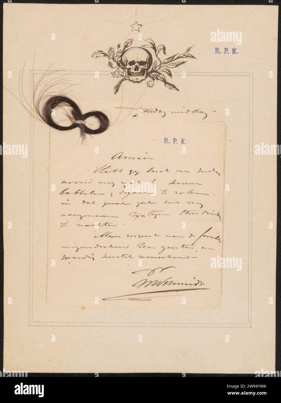 Letter to Karel Frederik Bombled, Willem Hendrik Schmidt, 1832 - 1849 ...