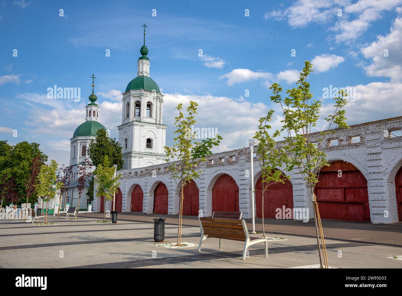 The ancient Church of the Holy Trinity. Zaraysk, Moscow region. Russia ...