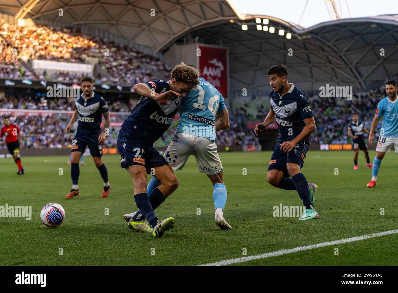 Melbourne, Australia. 23 December, 2023. Melbourne Victory FC ...