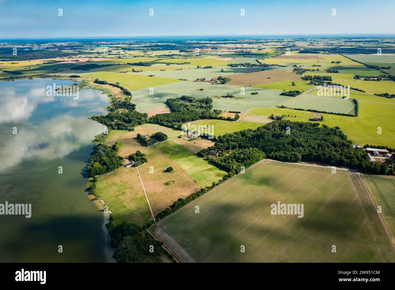 aerial panorama panorama view of the countryside Stock Photo - Alamy