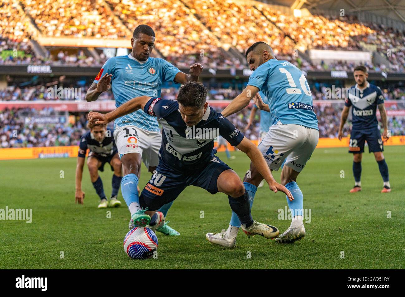Melbourne, Australia. 23 December, 2023. Melbourne Victory FC Forward ...