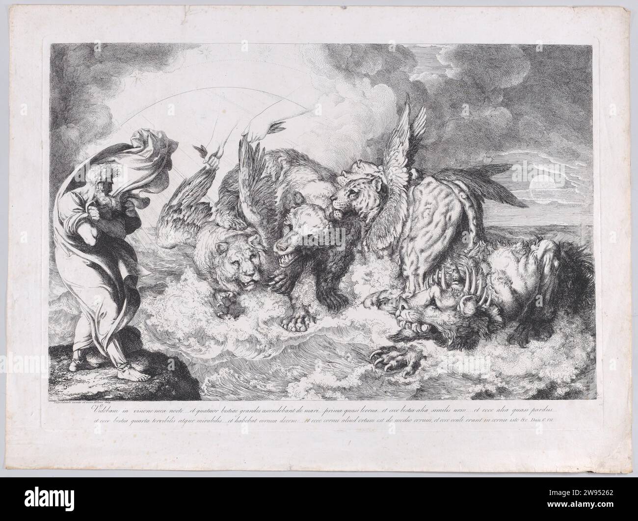 The vision of the prophet Daniel 2019 by Luigi Sabatelli Stock Photo ...