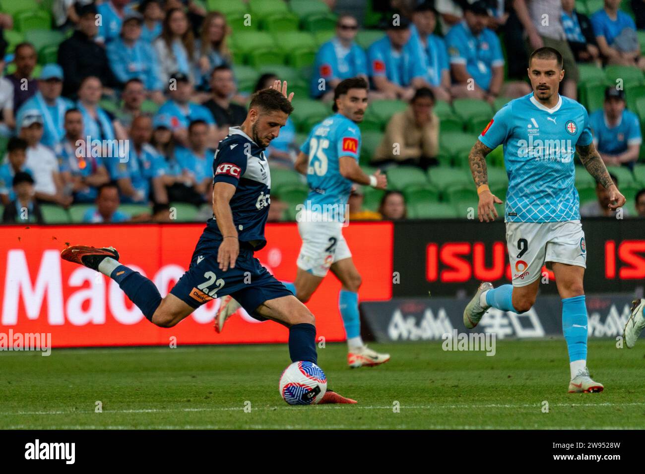Melbourne, Australia. 23 December, 2023. Melbourne Victory FC ...