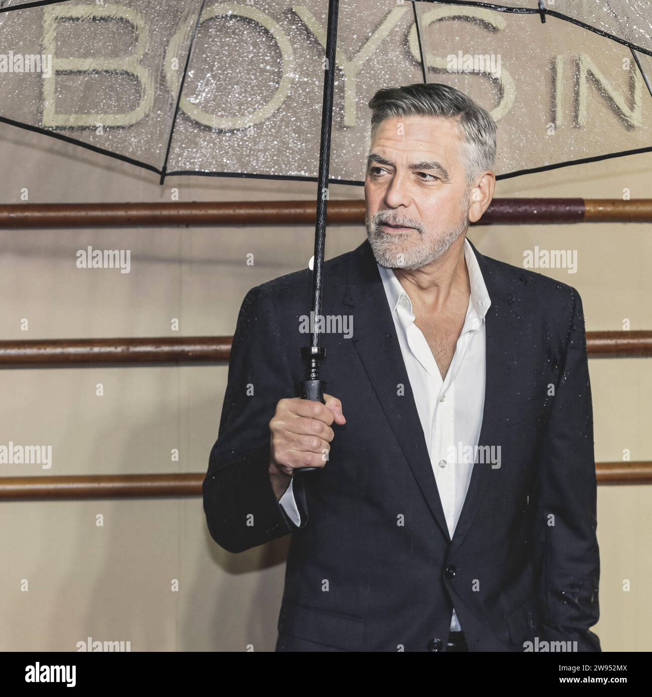 George Clooney, American actor, Hollywood star, director, attends the ...