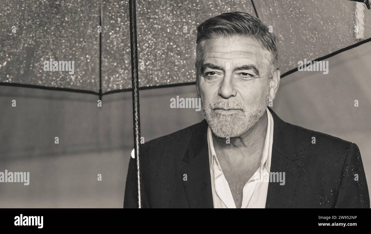 George Clooney, American actor, Hollywood star, director, attends the ...