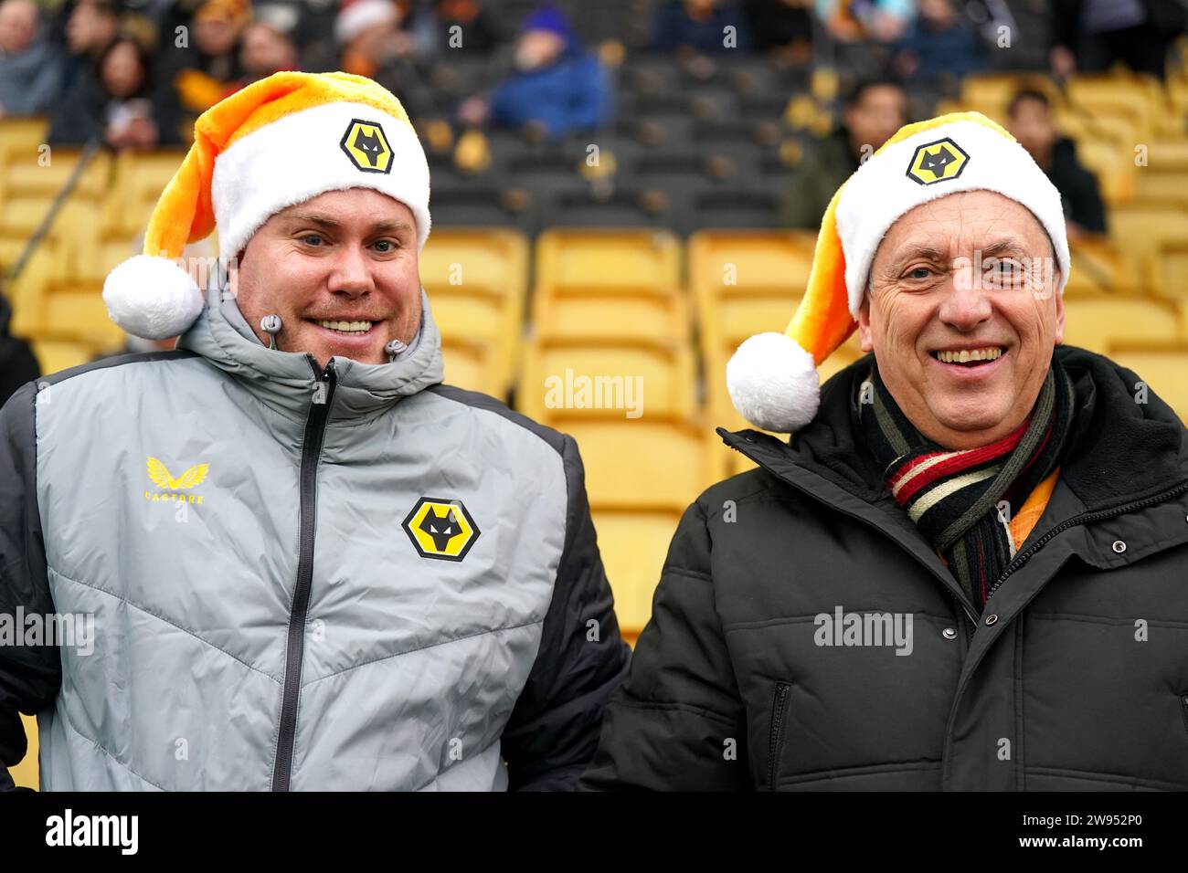 Wolverhampton Wanderers fans before the Premier League match at ...