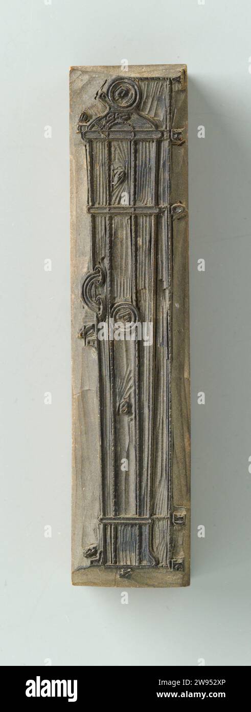 Cross -section of a canon of a cannon, c. 1880 - c. 1940 wood (plant ...