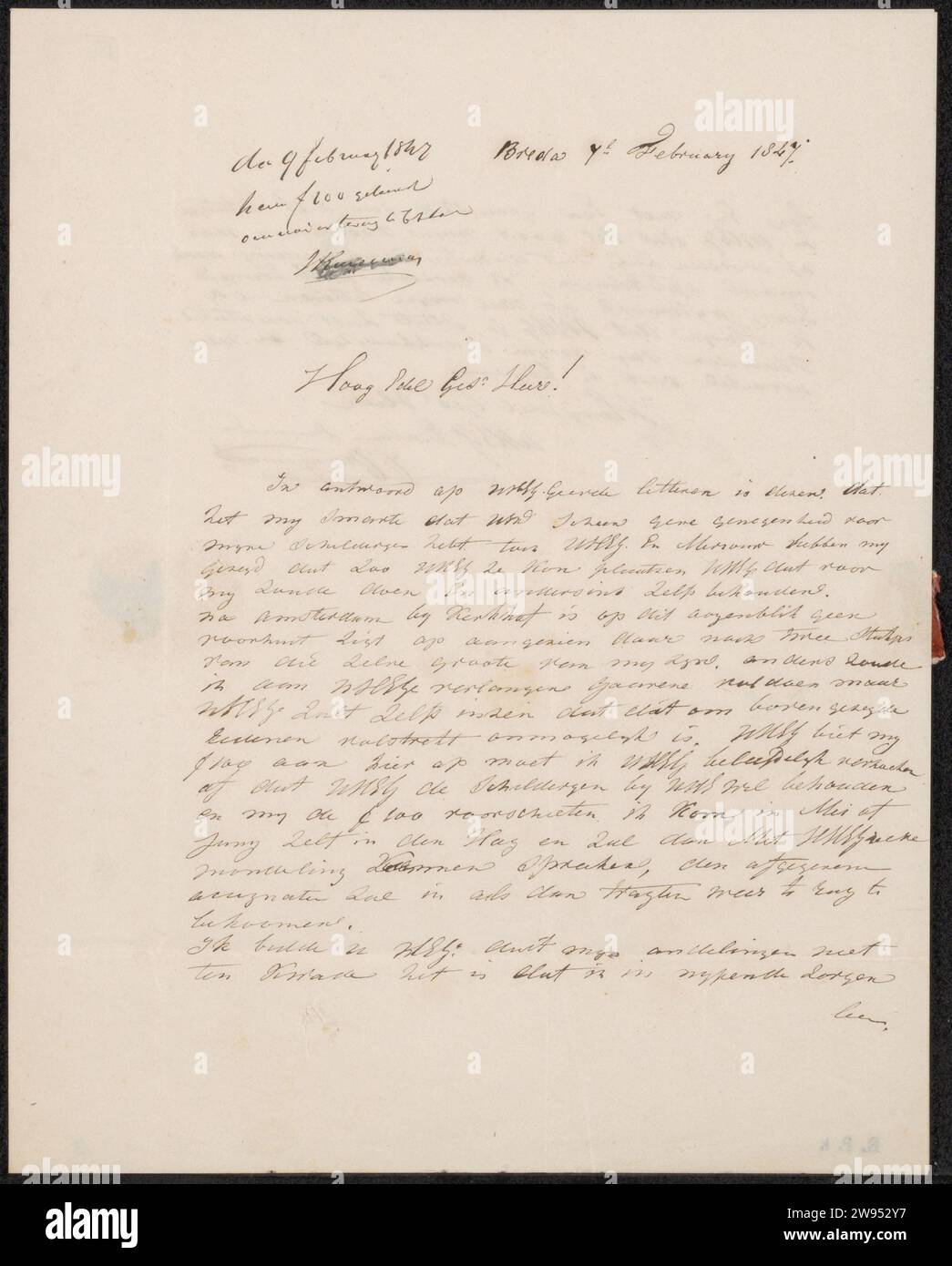 Letter to Johannes Diederik Kruseman, Christiaan Cornelis Kannemans ...