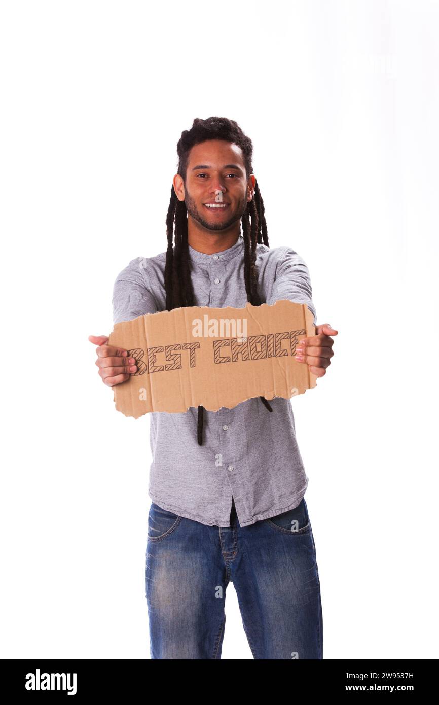 Handsome friendly young man hi-res stock photography and images - Alamy