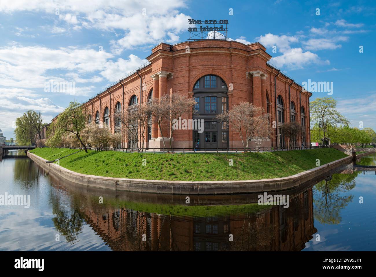 SAINT PETERSBURG, RUSSIA - MAY 14, 2023: The ancient building of a ...