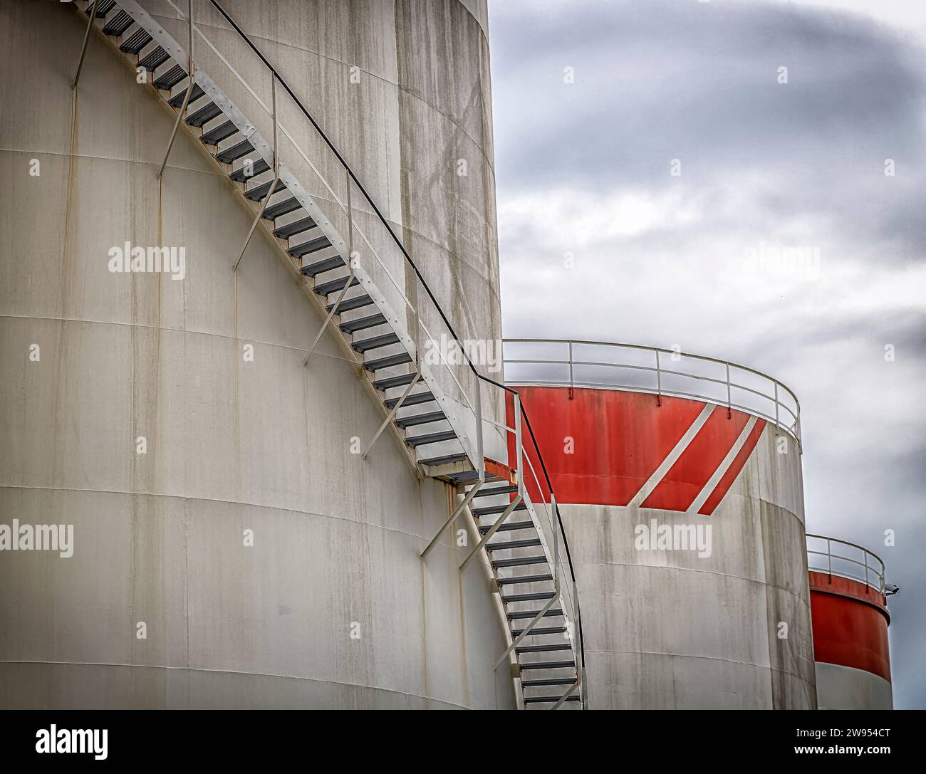 architectural details of silos Stock Photo - Alamy