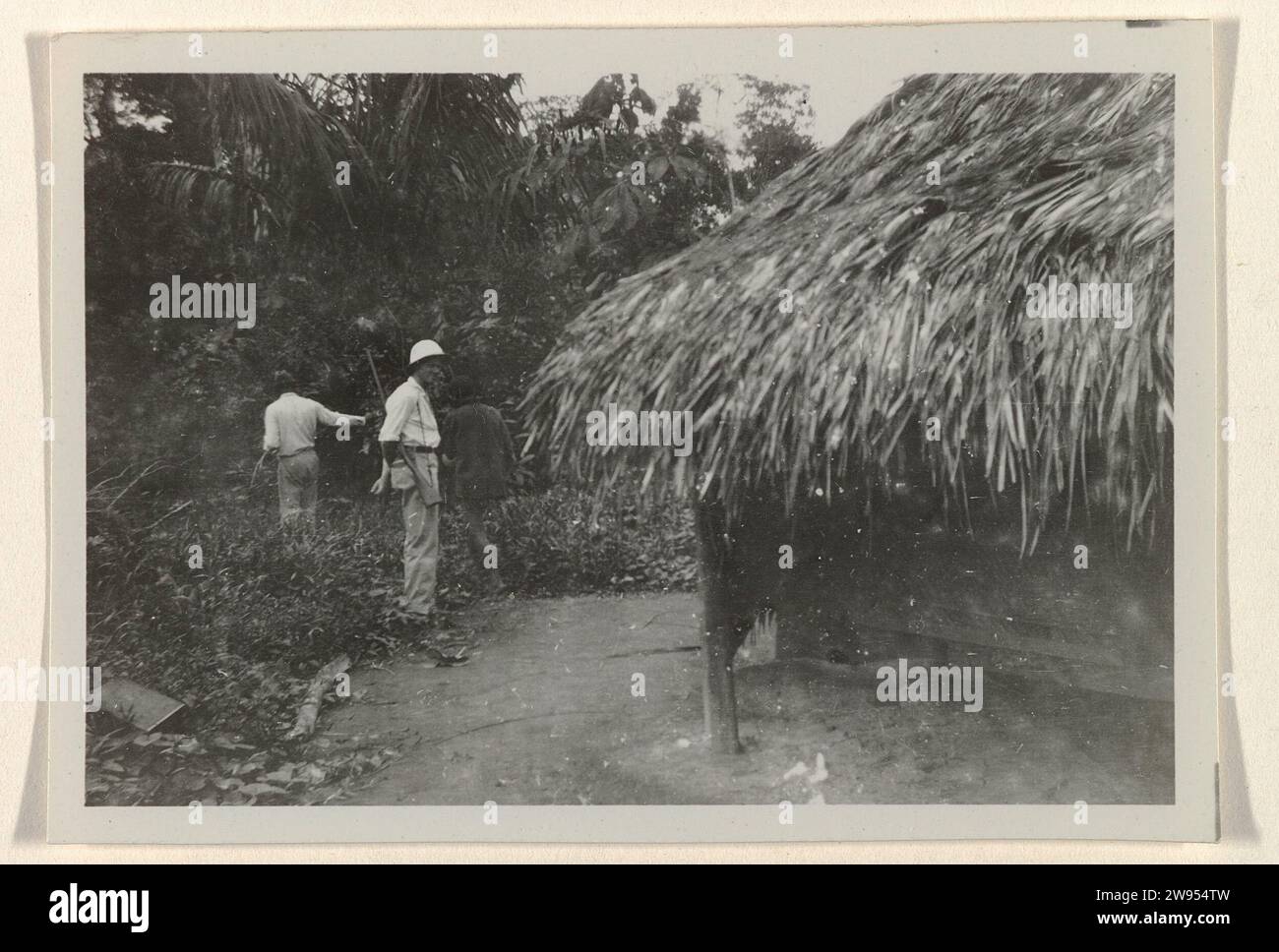 Visit to village near Moengo, 1929 - 1930 photograph Suriname ...